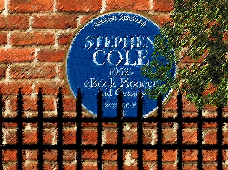 Stephen Cole books his 20th year in the ebook business